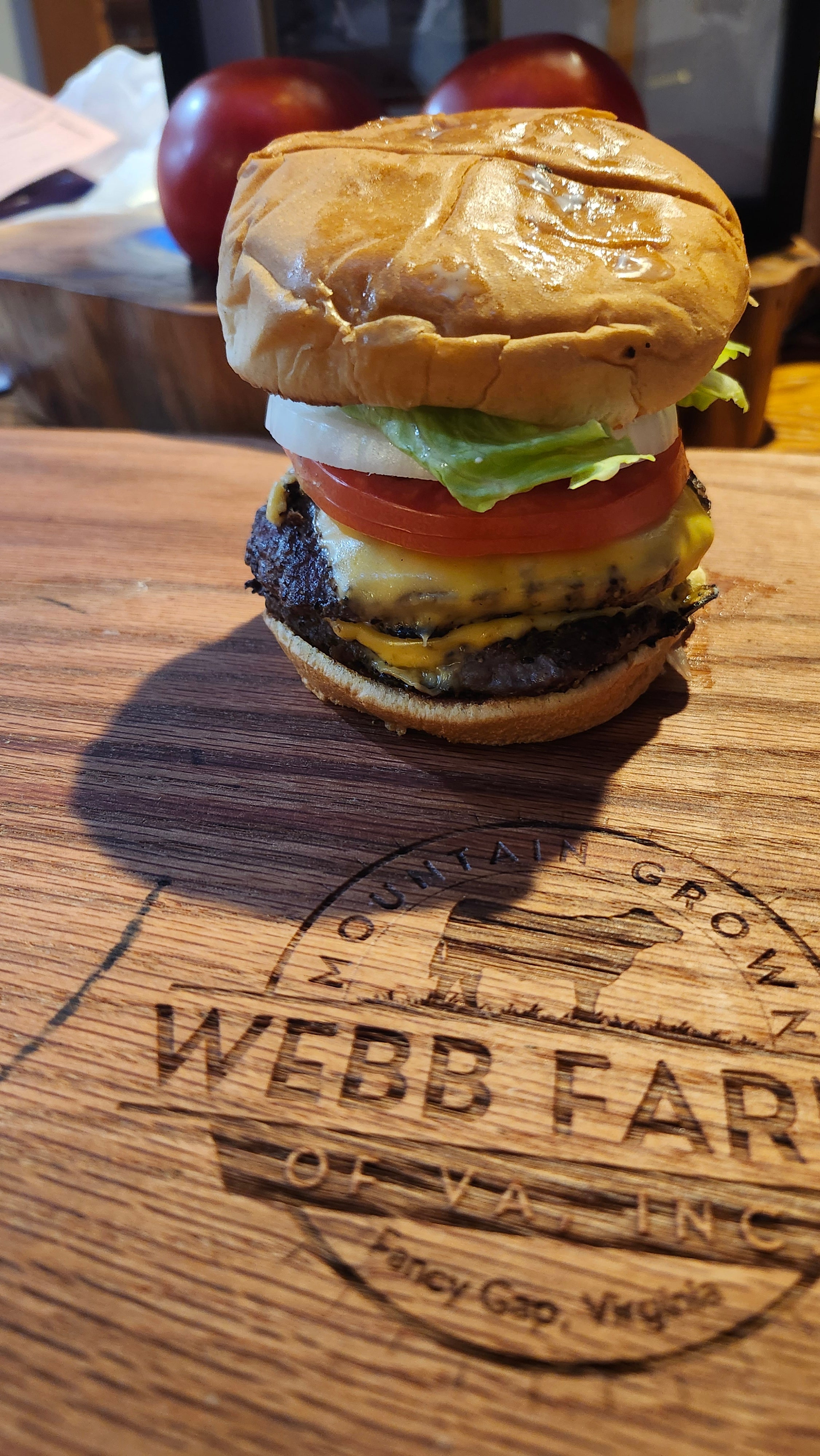 Double Barrel Burger | Webb Farms of VA, INC.